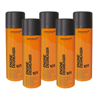 McLaren Engine Bay Degreaser Heavy Duty Cleaner Removes Oil Grease Spray 5x500ml