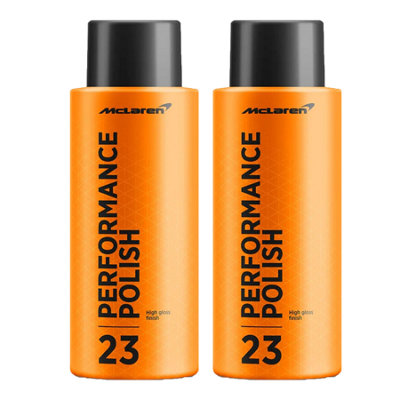 McLaren High Performance Car Detailing Polish Adds Depth and Gloss 2x500ml