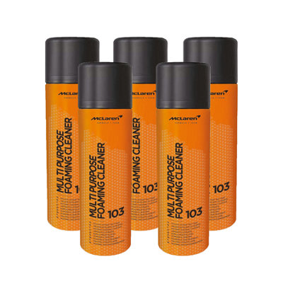 McLaren Racing Multi-purpose Foaming Cleaner Active Foam Cleaner 5x500 mL