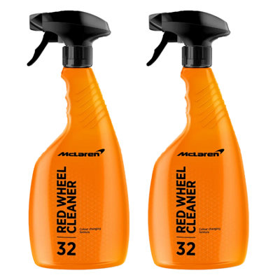McLaren Red Wheel Cleaner Iron Fallout Remover 2x500ml
