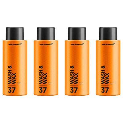 McLaren Wash and Wax Concentrated Ph Neutral Shampoo and Wax 4x500ml