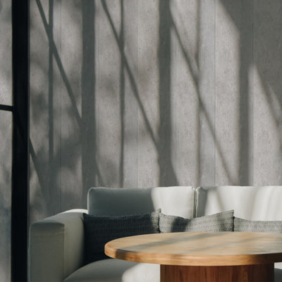 MCW Cre8 Tongue & Groove MDF Panels - Concrete Grey - 2750mm x 205mm x ...