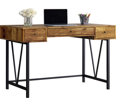 MDA Designs Belleterre Home Office Study Rustic Design Ergonomic Desk ...