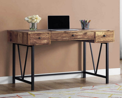 MDA Designs Belleterre Home Office Study Rustic Design Ergonomic Desk ...