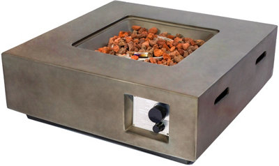 Shop MDA Designs LOKI Dark Grey Lavish Garden and Patio Fire Pit with ...