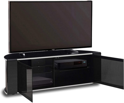 MDA Designs Sirius 1200 Black Remote Friendly Beam Thru Glass Door up ...