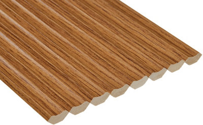 MDF Laminate Scotia Beading - Russet Oak 06, 240cm