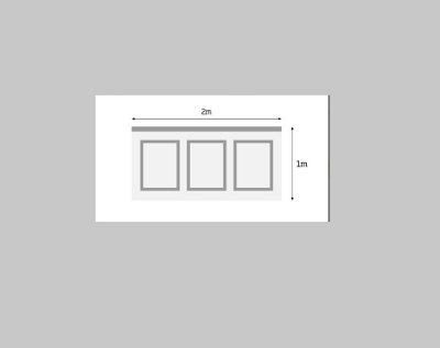 MDF MODERN WALL PANEL KIT - INC DELIVERY
