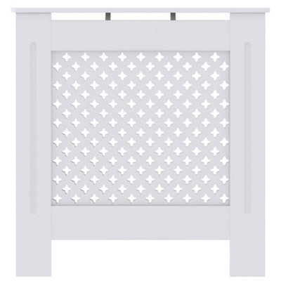 MDF Radiator Cover White 78 cm