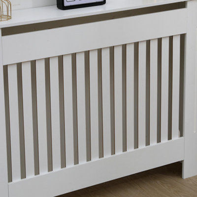 MDF Radiator Cover With Modern Cabinet Top Shelving (Medium)