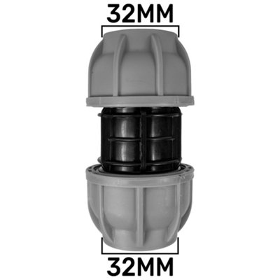 Buy mdpe water pipe compression joiner/straight fittings for drinking ...