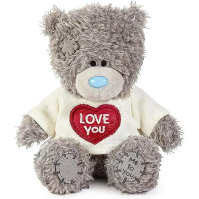 Me to You Tatty Teddy Plush 10cm High Bear Wearing Cute 'Love You' T ...