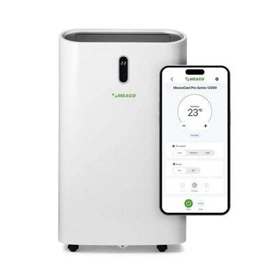 MEACO PRO 12000 BTU PORTABLE AIR CONDITIONING UNIT WITH HEATING ...