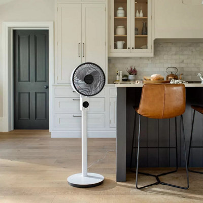 Meaco Sefte 10" 3-in-1 Pedestal Air Circulator Fan UltraQuiet DC Motor ...