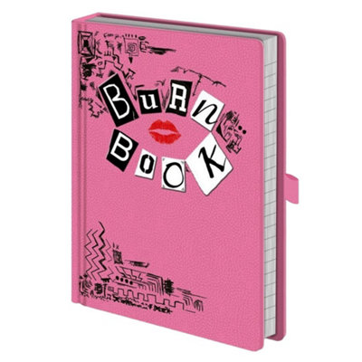 Mean Girls Premium Burn Book Notebook Pink/Black/White (21cm x 2cm x 14 ...