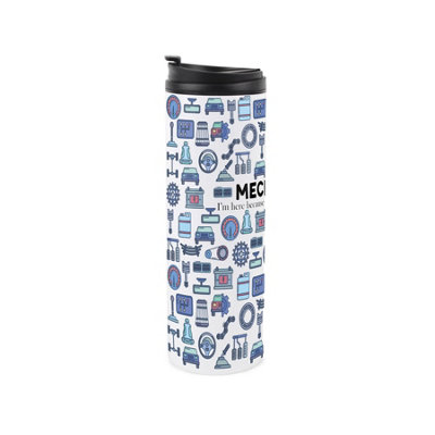 MECHANIC TRAVEL MUG - NOVELTY TRADES GIFT CAR STAINLESS STEEL VACUUM ...
