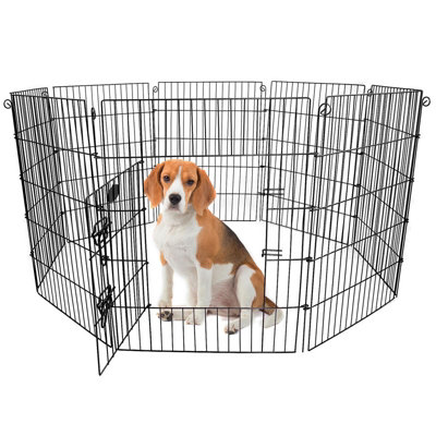 Medium 8 Panel Pet Playpen Cage