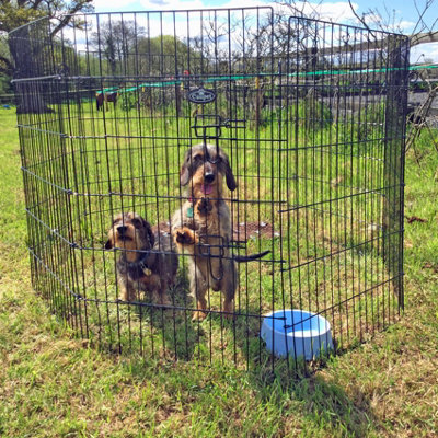 Medium 8 Panel Pet Playpen Cage