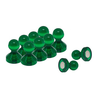 Medium Green Acrylic Push Pin Magnet for Fridge, Whiteboard ...