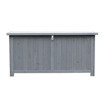 Medium Grey Wooden Garden Storage Cabinet - 468L