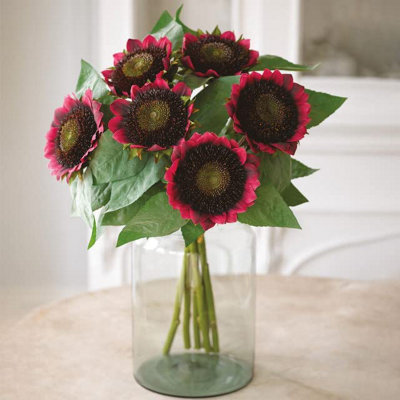Medium Medici Vase - Modern Clear Glass Vase for Fresh or Artificial ...