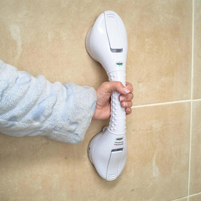 Medium Safety Handle for Showers & Baths - Suction Mounted Secure Anti ...