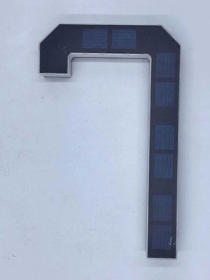 Medium Solar LED House Numbers Letters Lighted House Numbers for Outside UK