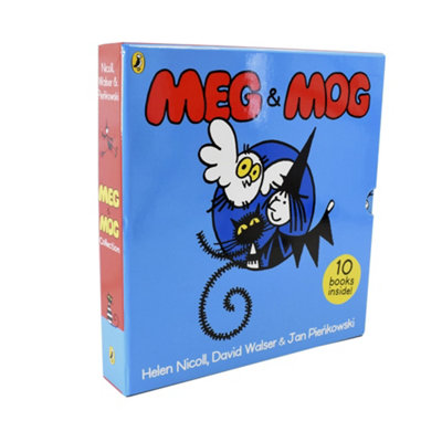 Meg and Mog Collection 10 Children Pictures Books Set Including Meg on ...