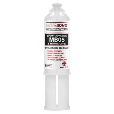 Megabond MB05 Rapid 5 Minute Cure Epoxy Adhesive | DIY at B&Q