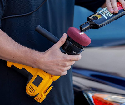 Meguiars DA Power System Dual Action Machine Polisher + Compound Mix ...