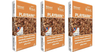 Melcourt Chunky Playbark for Playgrounds 60L Pack of 3