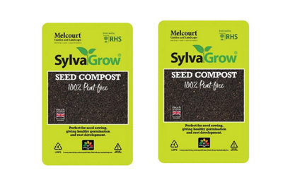 Melcourt Sylvagrow Seed Compost Peat Free 40L Pack of 2