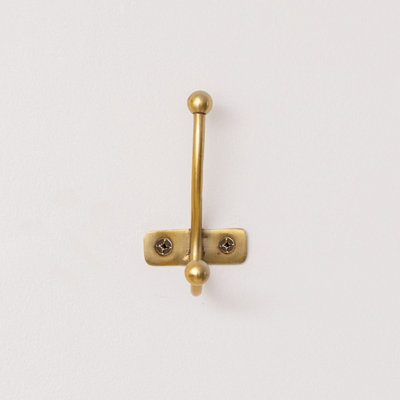 Melody Maison Antique Gold Metal Single Wall hook