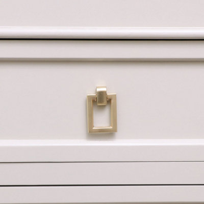 Melody Maison Brushed Gold Rectangle Drop Shape Pull Handle