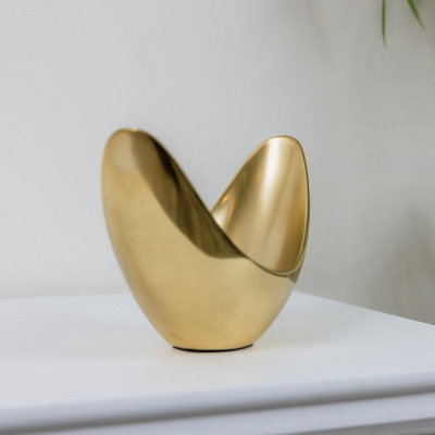 Melody Maison Gold Metal Decorative Bowl