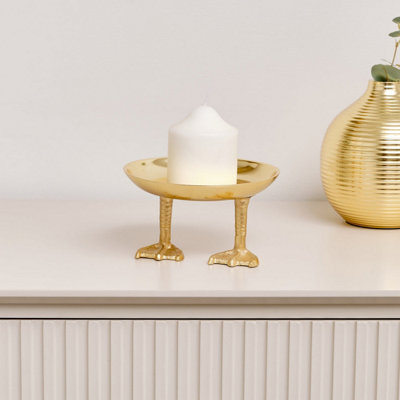 Melody Maison Gold Metal Duck Feet Display Bowl