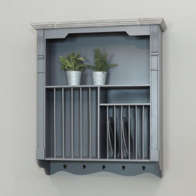 B&q wall mounted plate rack store