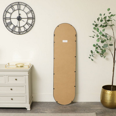 Melody Maison Large Gold Oval Mirror 42cm x 156cm