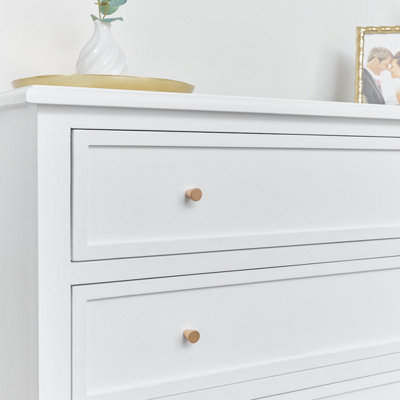 Melody Maison Large Scalloped 3 Drawer Chest of Drawers - Staunton ...