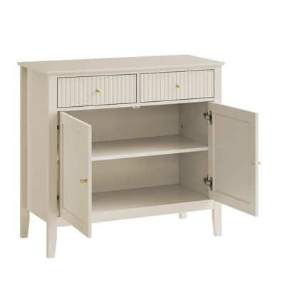 Melody Maison Taupe Two Door Two Drawer Sideboard - Hales Taupe Range