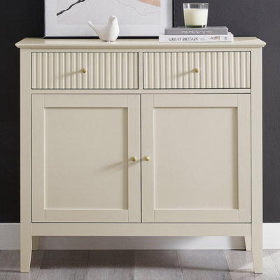 Melody Maison Taupe Two Door Two Drawer Sideboard - Hales Taupe Range