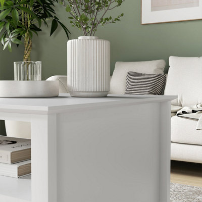 Melody Maison Two Drawer Coffee Table - Hales White Range