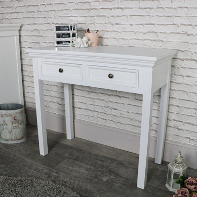 Melody Maison White Console/Dressing Table - Daventry White Range