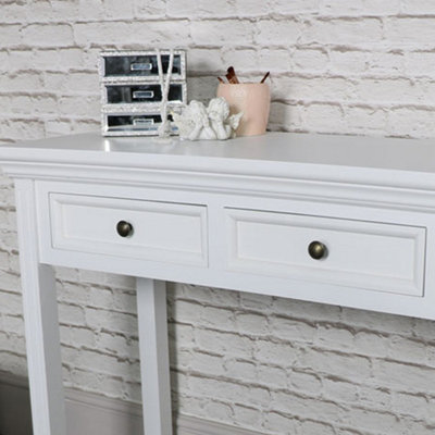 Melody Maison White Console/Dressing Table - Daventry White Range