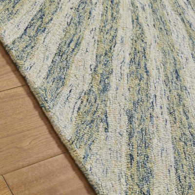 Melrose Elemental Vortex Grey Large Area Rug 160X230cm