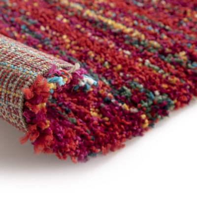 Melrose Noble Multi Red Design Indoor X-Large Area Rug 200/290cm