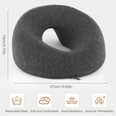 Memory Foam Face Down Pillow Desk Nap Rest Ergonomic Massage Headrest ...