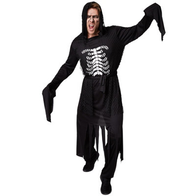 Men's Demon Ghoul Costume - black XL