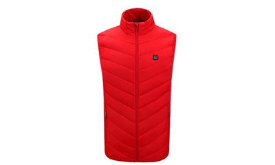 Men's Heated Body Warmer Gilet RED XL