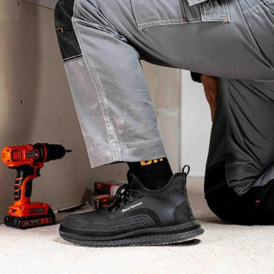 Men's Safety Trainers with Steel Toe Cap Water-Resistant S1P SRC ...